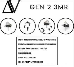 Relentless Triggers Delta V Gen 2 3MR Trigger - Sig Glockincolt