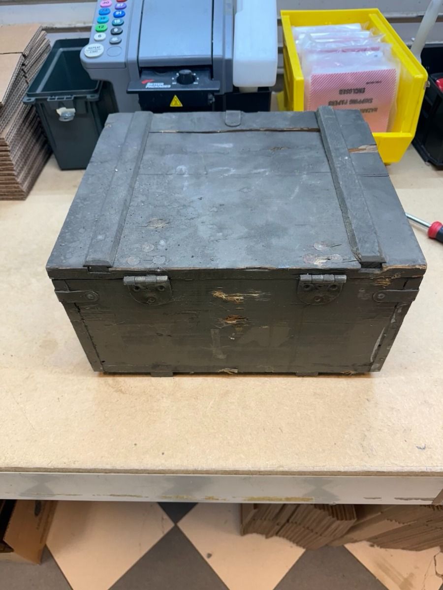Czechoslovakian Army (Communist Era Surplus - Empty) Wooden Ammo Box ...